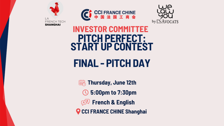 Pitch Perfect: Start Up Contest Final - Pitch Day | CCI France Chine